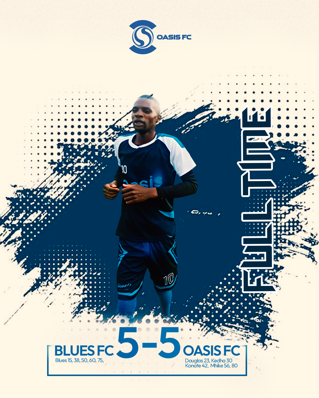 Oasis FC Deliver a Five-Goal Showcase in Dramatic Draw - Pearlspot